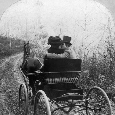'Courtship/Carriage Ride' Photographic Print | Art.com