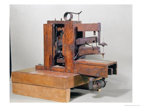 Couseuse The First Sewing Machine 1830 Giclee Print By Barthelemy Thimonnier