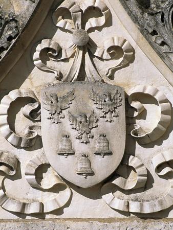 'Crest, Decorative Detail from Chateau De Clerans, Saint-Leon-Sur ...