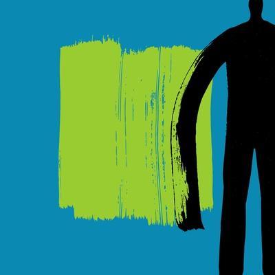 'Cropped Dark Human Figure Illustration, Abstract, Paint Texture, Book ...