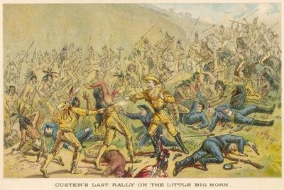 Custer's Last Rally on the Little Big Horn Art Print | Art.com