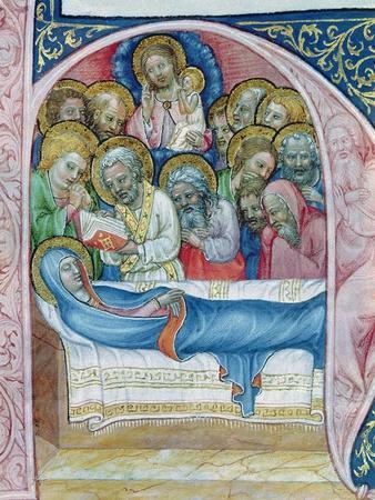 'Ms Xiii a 12 Burial of the Virgin, from 'Liber Viaticus' by Jean De ...