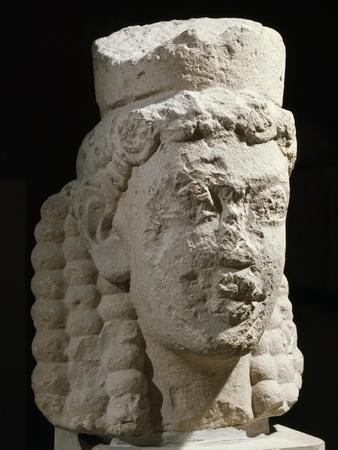 'Daedalic-Style Marble Female Head, from Laianello, Syracuse, Sicily ...
