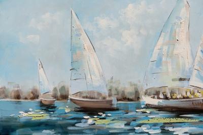 'Sailing Boat Oil Painting' Photographic Print - Dan Totilca | Art.com