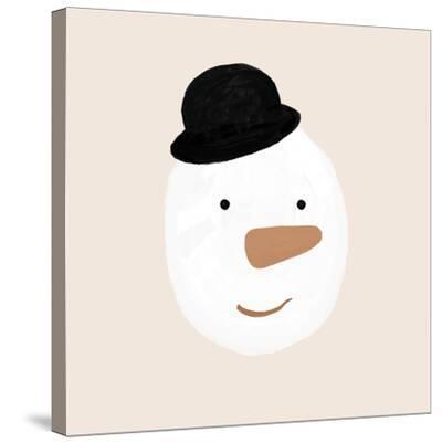 'Festive Friends - Snowman' Stretched Canvas Print - Dana Shek | Art.com