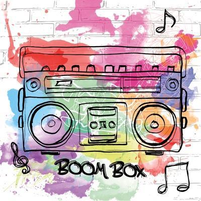'Boom Box' Art Print - Daniela Santiago | Art.com