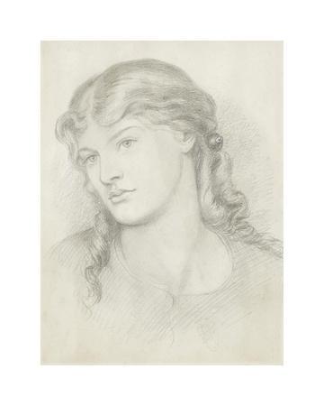 'Portrait of Alexa Wilding' Premium Giclee Print - Dante Gabriel ...