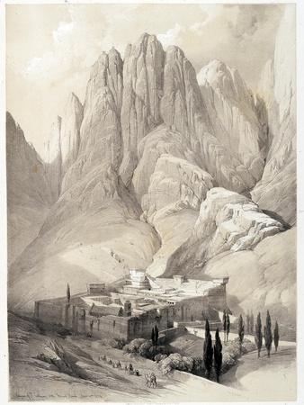 'Convent of Saint Catherine, Drawing Made 19/02/1839 in “The Holy Land ...
