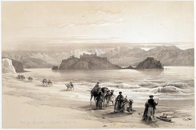 'Island of Graia, Gulf of Akabah (Akaba or Aqaba), Drawing Made 27/02 ...