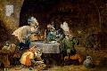 David Teniers / 'A Tavern Interior with Monkeys Drinking and Smoking ...