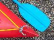 'Detail of Red Kayak and Blue Paddle' Photographic Print - David Wall ...