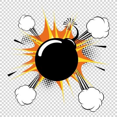 'Pop Art Bomb' Art Print - DAVIDS47 | Art.com