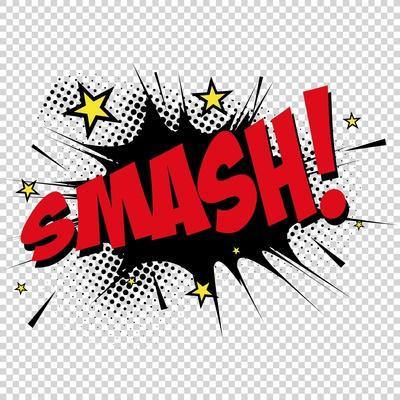 'Pop Art Smash' Art Print - DAVIDS47 | Art.com