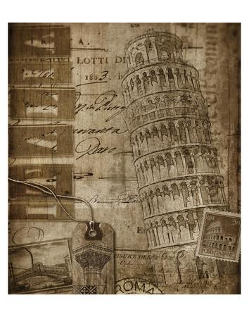 Italian Collage Art Print - Dawne Polis | Art.com