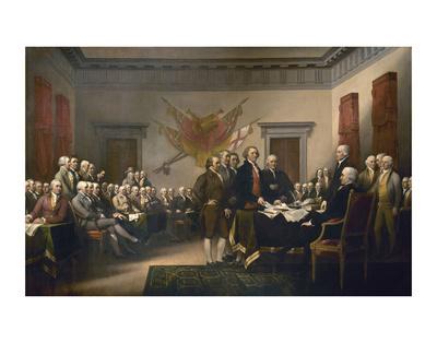 'Declaration of Independence' Art Print - John Trumbull | Art.com