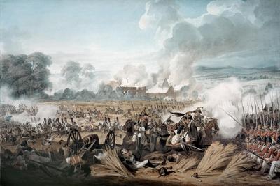 'Attack on the British Squares by French Cavalry at the Battle of ...