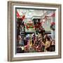 '"Department Store at Christmas", December 6, 1952' Giclee Print - John ...