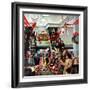 '"Department Store at Christmas", December 6, 1952' Giclee Print - John ...