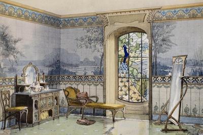 'Design of Bathroom, 1900, by Georges Remon (1889-1963) from Interieurs ...