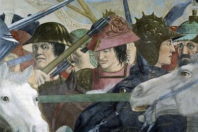Detail from the Legend of the True Cross Showing Battle of Heraclius I ...