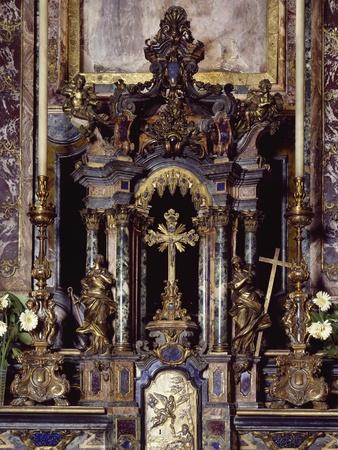 'Detail of 18th Century Tabernacle of Sanctuary of Incoronata, Lodi ...