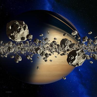 'Saturn's Ring System' Photographic Print - Detlev Van Ravenswaay | Art.com