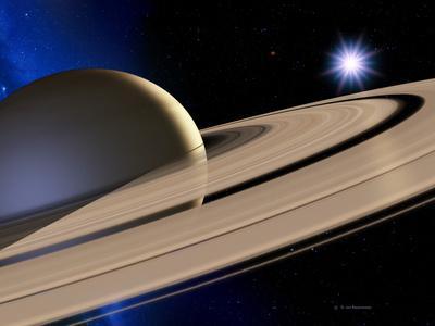 'Saturn's Rings' Photographic Print - Detlev Van Ravenswaay | Art.com