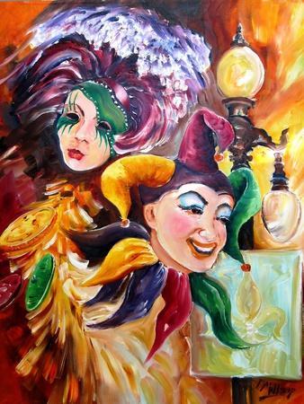 Mardi Gras New Orleans Paintings
