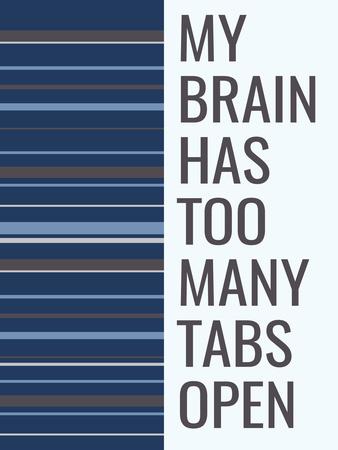 'Brain Tabs' Art Print - Diane Stimson | Art.com