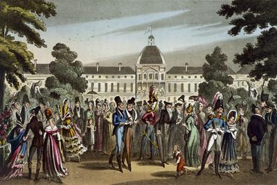 'Dick Wildfire and the Captain Stroll in the Tuileries Gardens in Paris ...