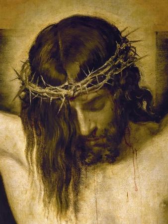 Crucified Christ (Detail of the Head), Cristo Crucificado Giclee Print ...