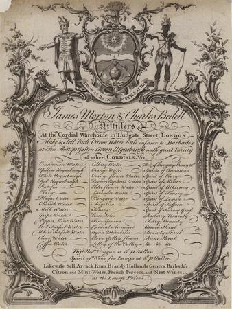'Distillers, James Morton and Charles Bedell, Trade Card' Giclee Print | Art.com