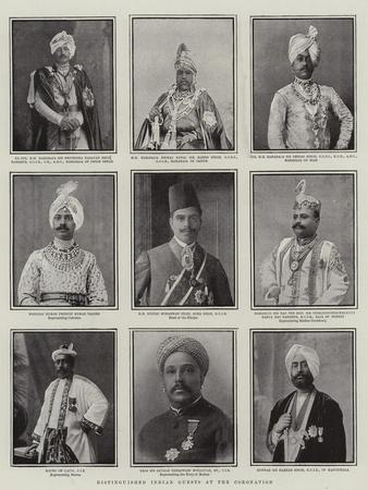 Distinguished Indian Guests at the Coronation, Illustration from 'The ...