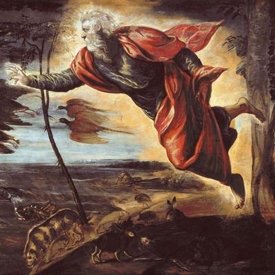 The Creation of the Animals. Detail - Oil on Canvas, 1550-1553 Giclee ...