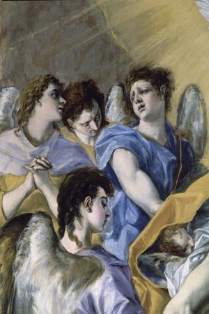The Trinity' (detail), 1577-1579, Spanish School, Oil on canvas, P00824 ...
