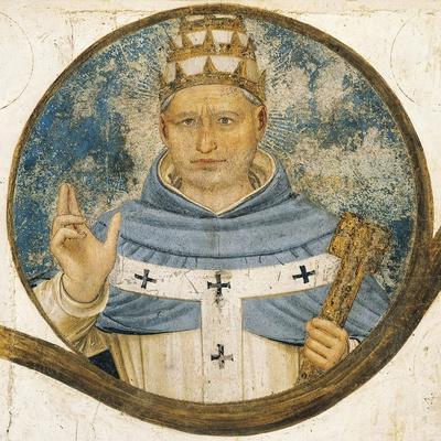 'Dominican Order Genealogical Tree with Portrait of Pope Innocent V ...