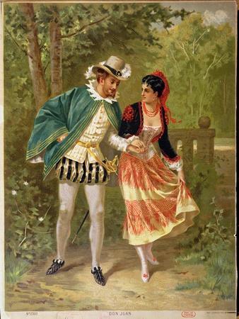 Don Juan," Scene Illustrating the Opera "Don Giovanni" by Wolfgang ...