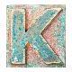 'Wooden Alphabet Block, Letter K' Art Print - donatas1205 | Art.com