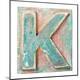 'Wooden Alphabet Block, Letter K' Art Print - donatas1205 | Art.com