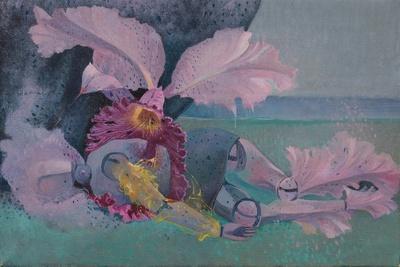 'Metamorphosis, Mannequin and Orchid, C.1968 (Oil on Canvas)' Giclee ...