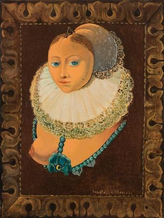 'Miss Cocca Albi, 1970 (Oil on Canvas)' Giclee Print - Donatella Merlo ...