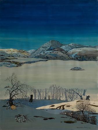 'Snow, 1973 (Oil)' Giclee Print - Donatella Merlo | Art.com