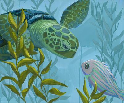 'Friends at First Sight' Art Print - Dora Knuteson | Art.com