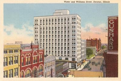 'Downtown Decatur, Illinois' Art Print | Art.com