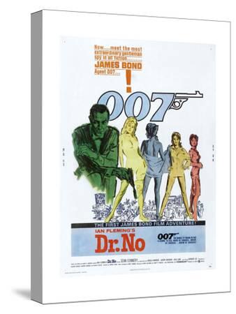 Dr. No, US poster, Sean Connery, 1962 Stretched Canvas Print | Art.com