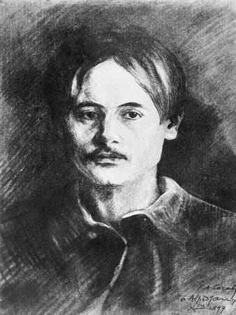 Drawing of French Poet Alfred Jarry Giclee Print | Art.com