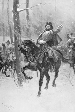 'Drawing Showing Confederate Colonel Nathan B. Forrest on Horseback ...