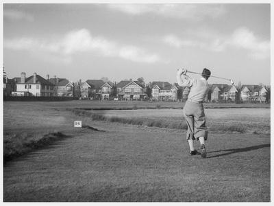 'Driving from the 16th Hole on Wanstead Golf Course Essex' Art Print ...