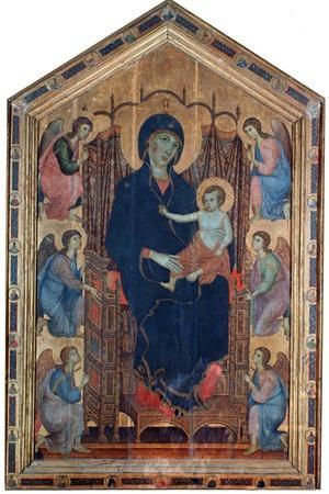 'Madonna and Child', (Rucellai Madonna), 1285. Artist: Duccio di ...
