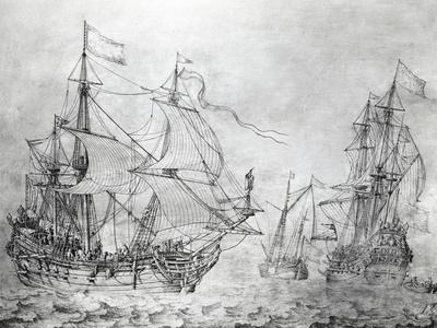 'Dutch Merchant Ships, by Willem Van De Welde the Younger (1633-1707 ...
